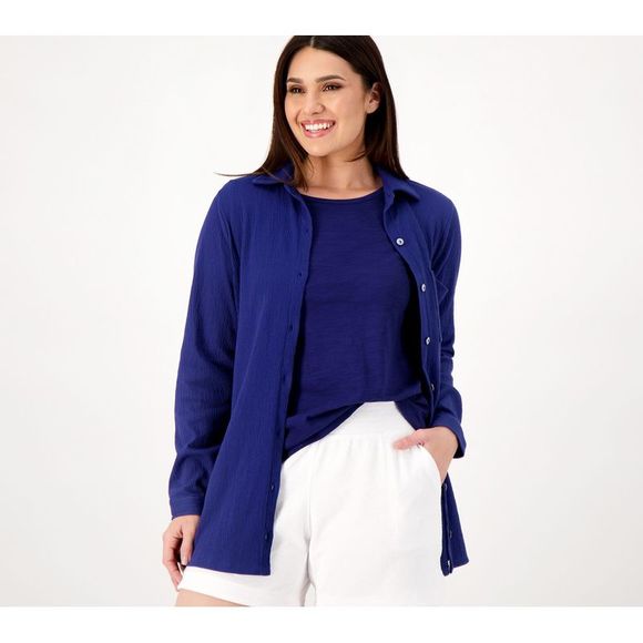 Belle by Kim Gravel | Tops | Belle By Kim Gravel Womens Top Sz Xl ...